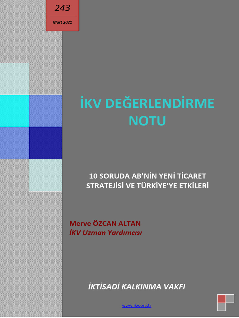 10 Soruda ABnin Yeni Ticaret Stratejisi Ve Turkiyeye Etkileri Merve ...