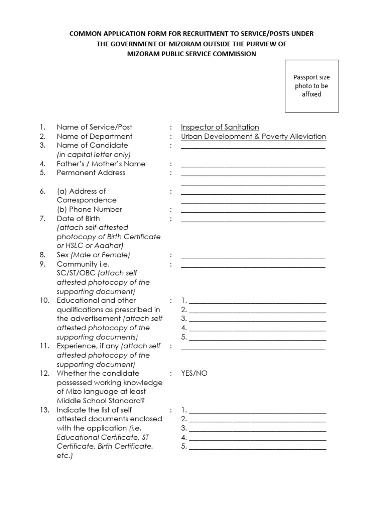 inspector-of-sanitation-application-form | PDF