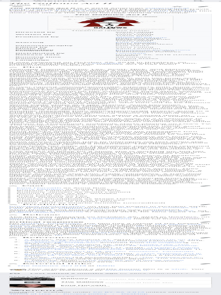 The Gallows Act II - Wikipedia | PDF