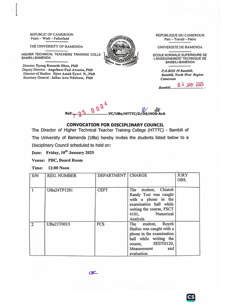 Student's Invitation For Discom 2025 | PDF