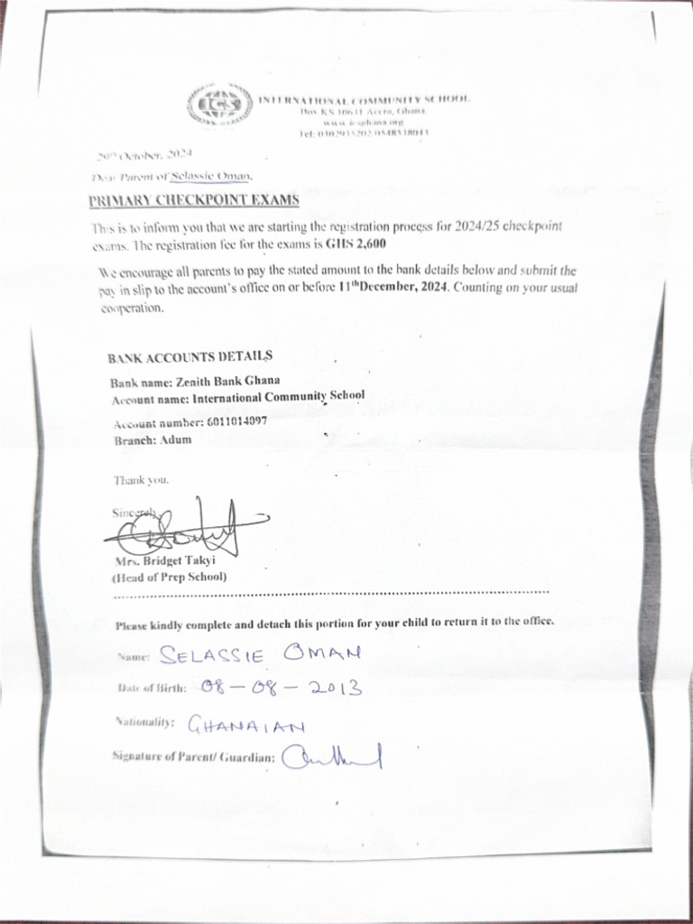 Primary Checkpoint Exams | PDF