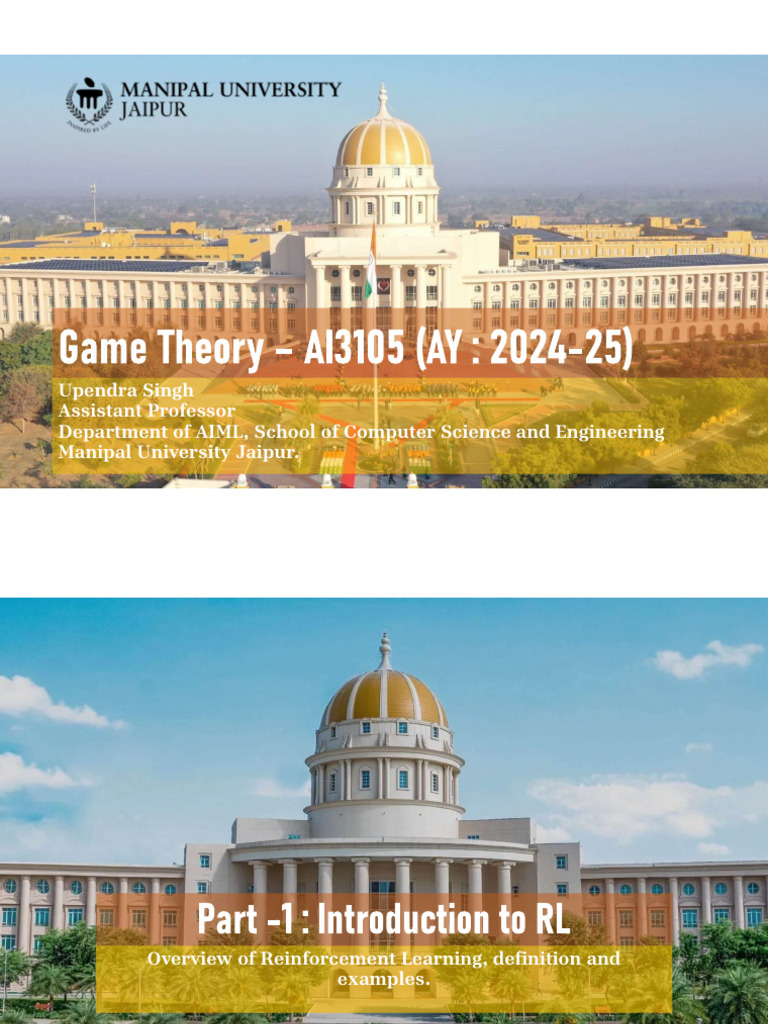 Reinforcement Learning with Game Theory | PDF | Machine Learning ... Reinforcement Learning with Game Theory | PDF | Machine Learning ...