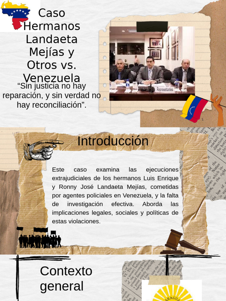 Diaposiriva Caso Hermanos Landaeta Mejias y Otros Vs Venezuela | PDF | Policía | Violación