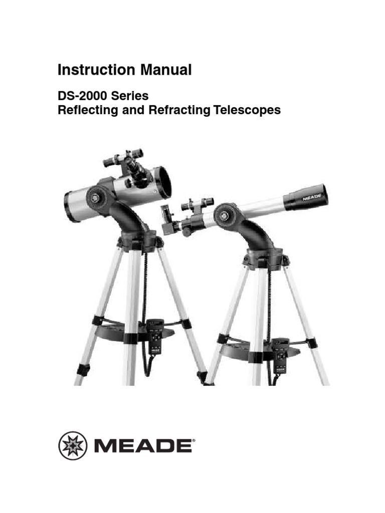 Meade DS2000 | PDF | Tripod (Photography) | Equipment