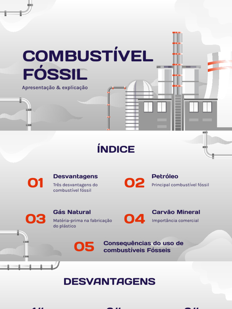 Combustíveis Fósseis: Tipos e Impactos | PDF | Combustíveis fósseis ...