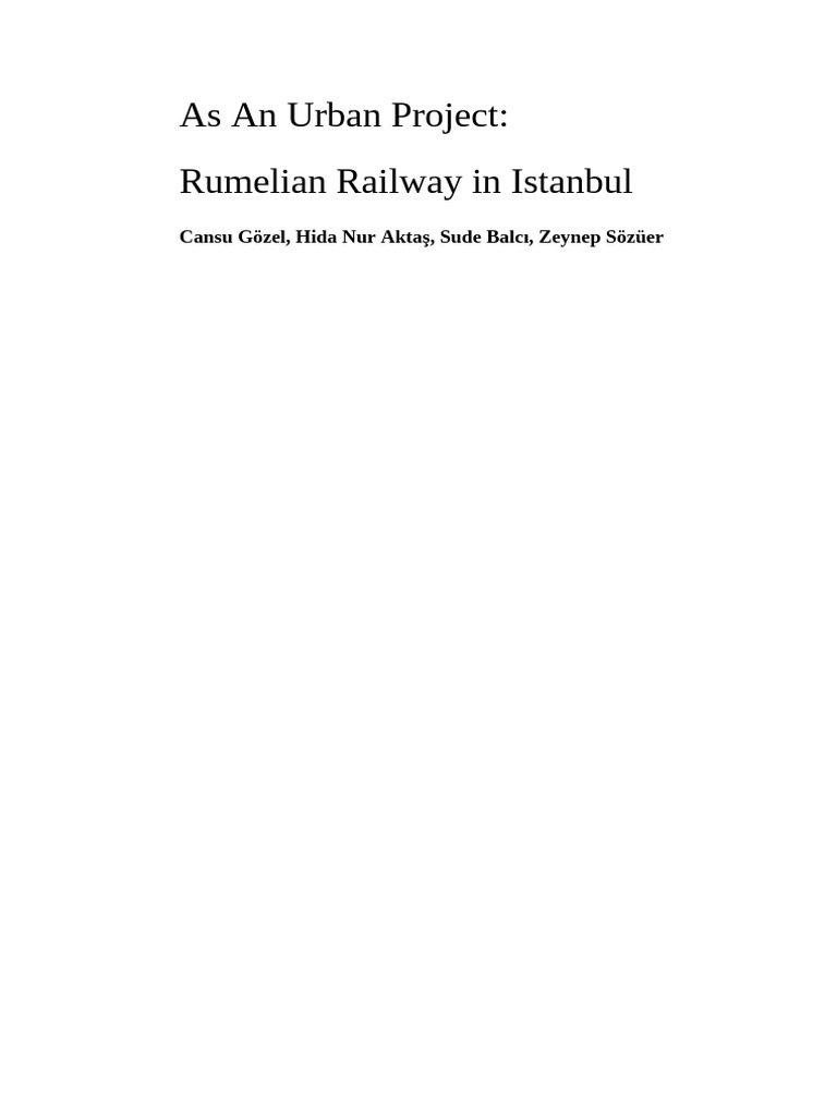 Rumelian Railway's Impact on Ottoman Modernization | PDF | Istanbul ...