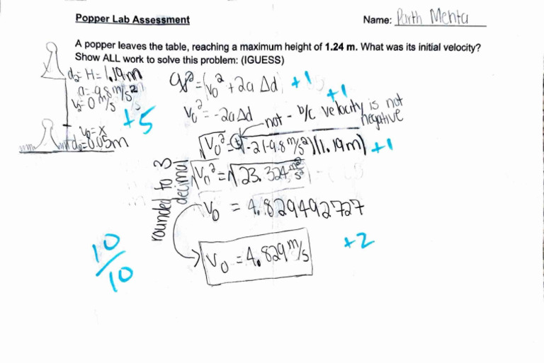 Popper Lab Assessment | PDF
