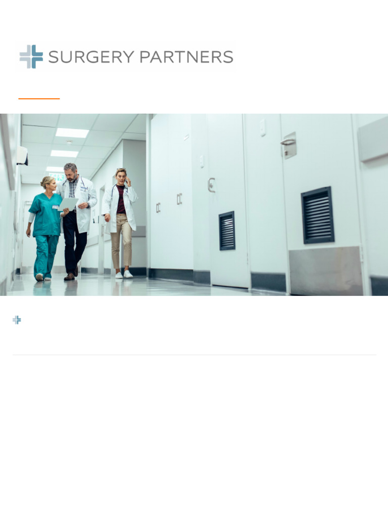 Surgery Partners Investor Overview 2023 | PDF | Patient | Health Care