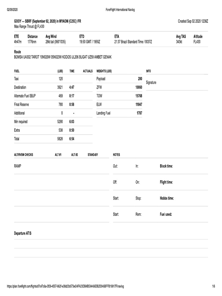 ForeFlight Web CJ4 LRC | PDF