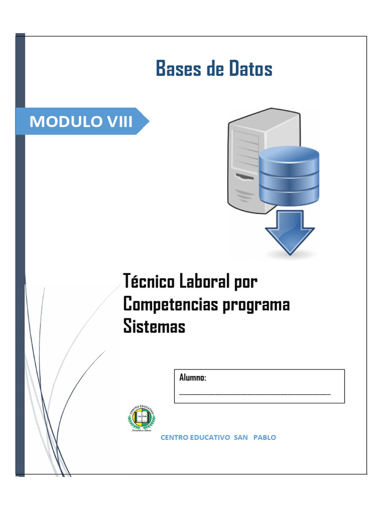 Modulo Viii Bases de Datos | PDF | Bases de datos | Mi sql