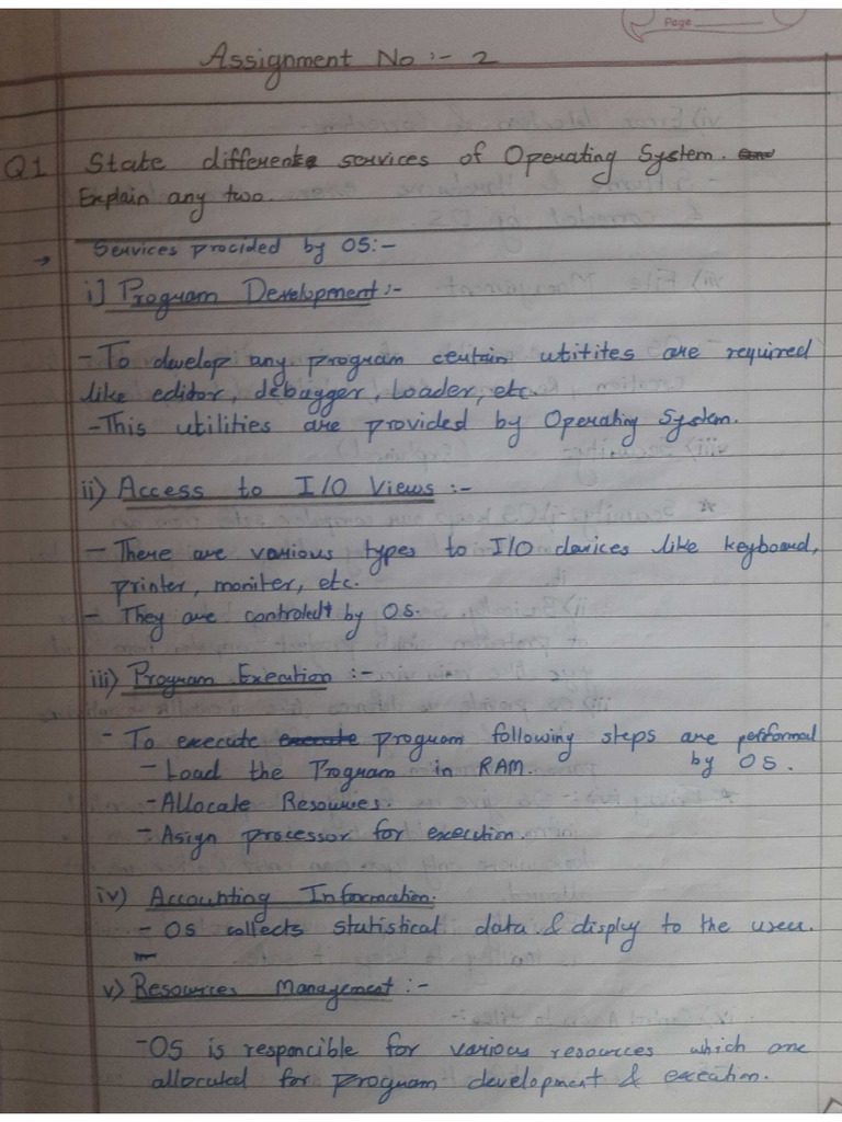 Osy Assignment 2 | PDF