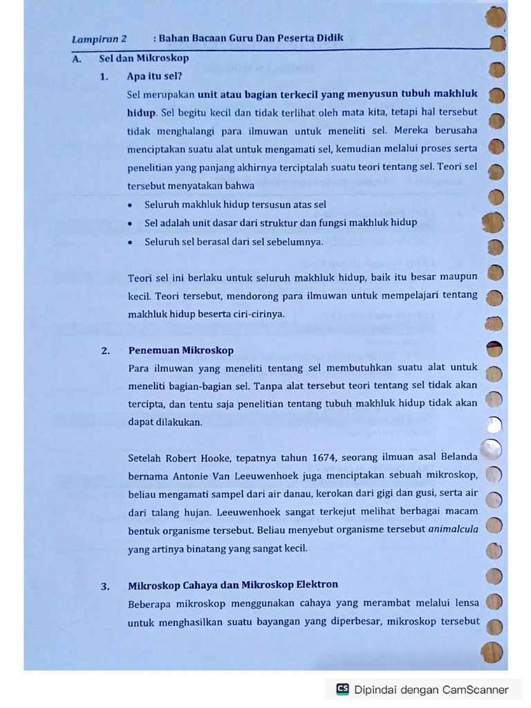 6545 Bahan Ajar Sel | PDF