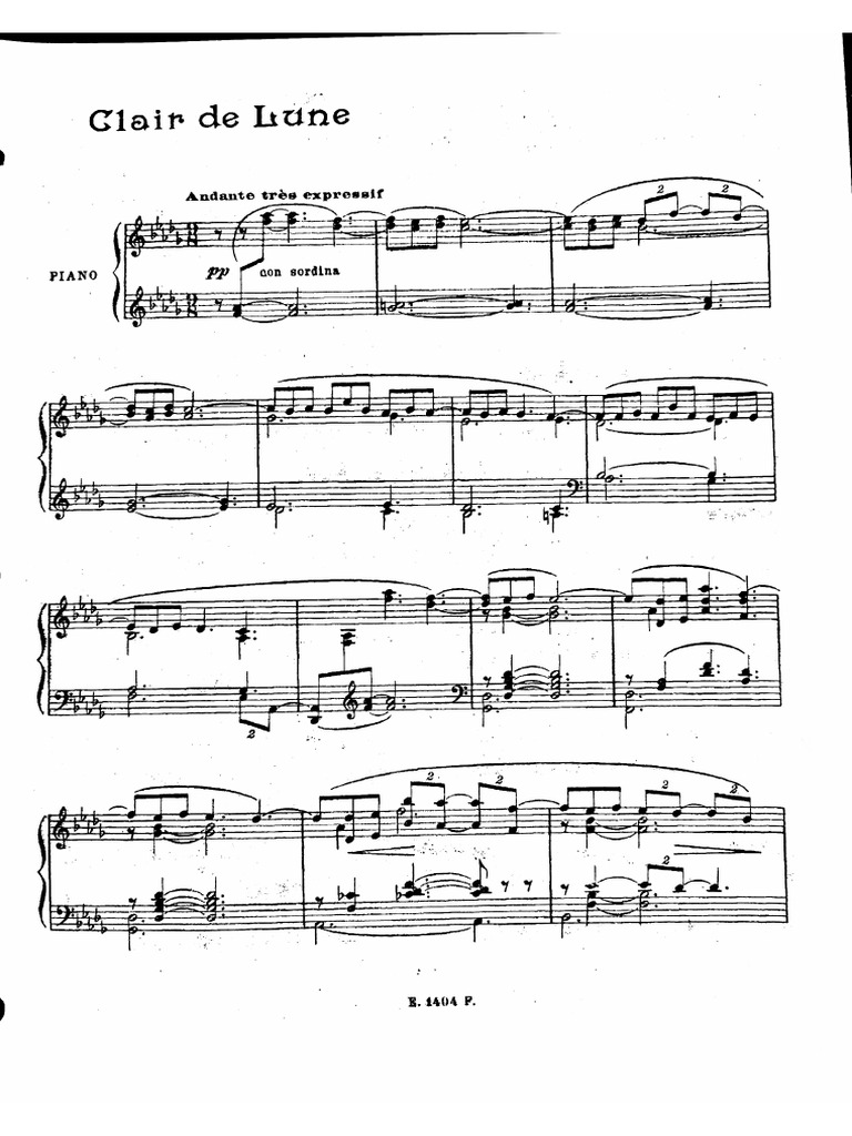 Clair De Lune | PDF