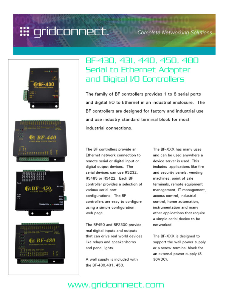 GC BF 430 DataSheet | PDF | Computer Standards | Computing