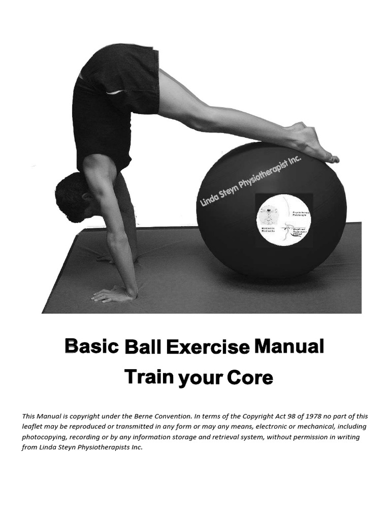 Basic Gym Ball Exercise BW | PDF | Pelvis | Abdomen