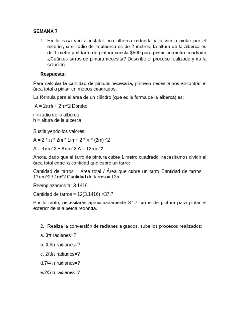 SEMANA 7 | PDF | Volumen | Medida Geométrica