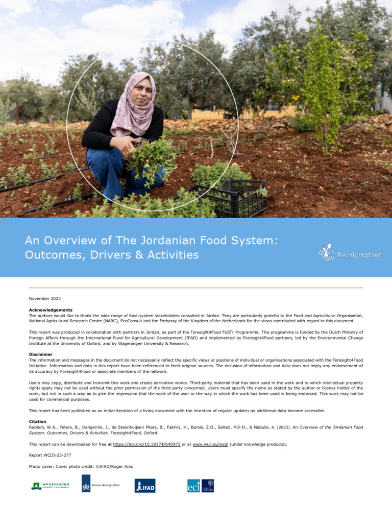 Overview of Jordan's Food System Challenges | PDF | Food Security ...