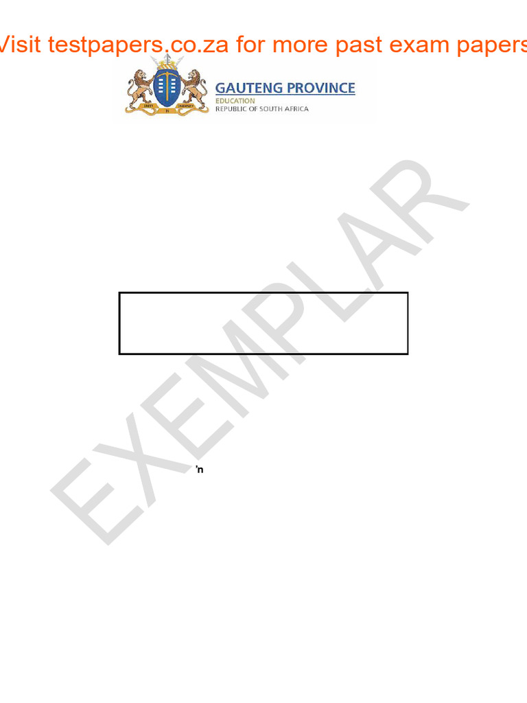 GR 11 Accounting P2 (AFR) 2023 Question Paper | PDF