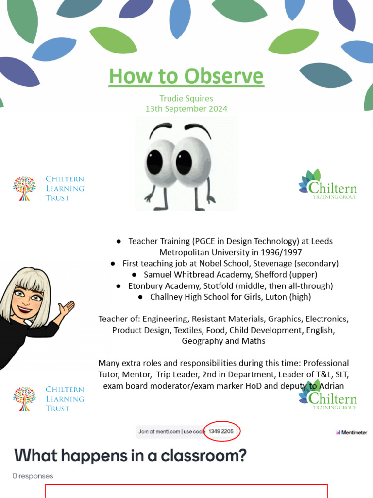 How to Observe 2024 | PDF | Teachers | Learning