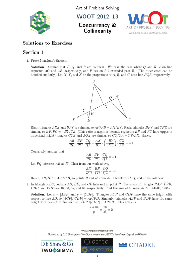 Aops 04 | PDF | Triangle | Geometric Shapes