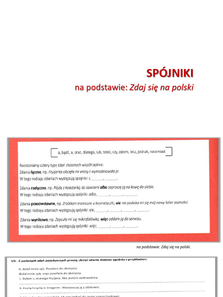 Spójniki | PDF