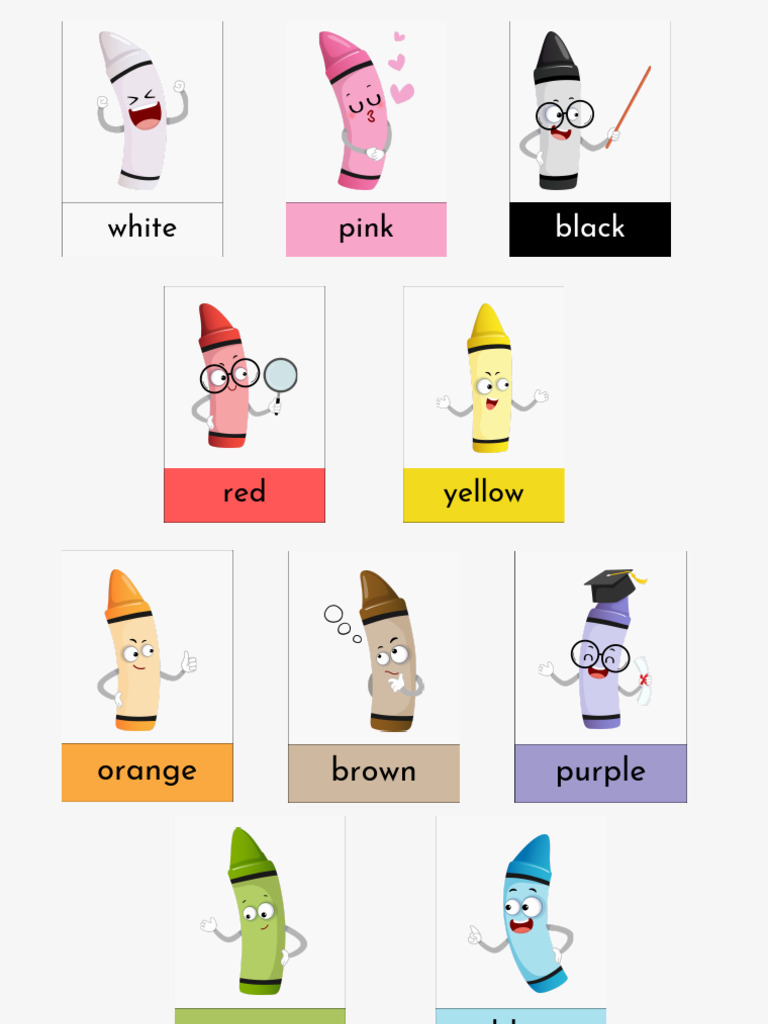 Flashcards Colors | PDF
