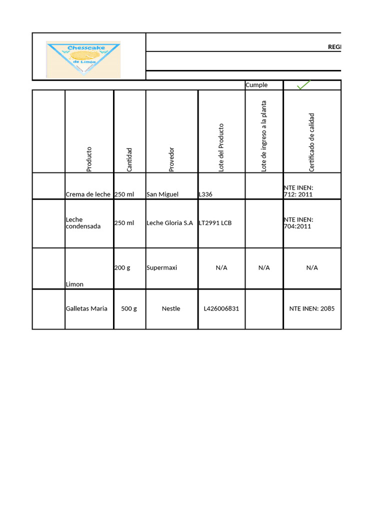 Formatos Ejercicios de Trazabilidad | PDF