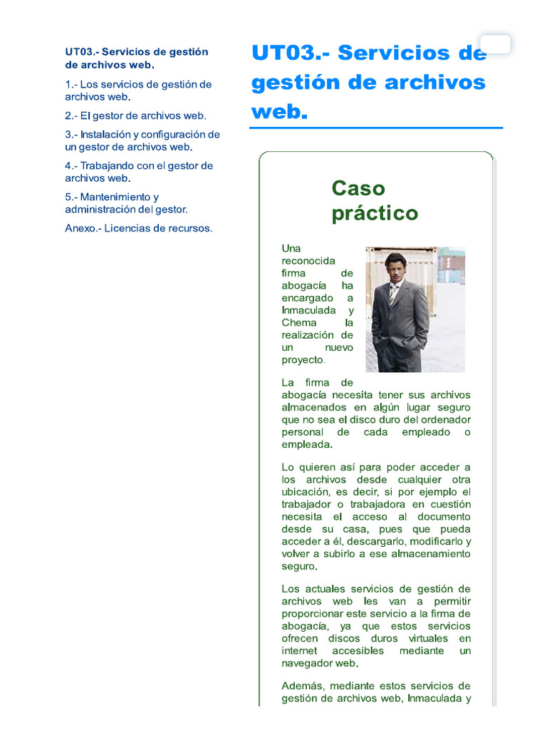 UT03.Appweb-Servicios de Gestión de Archivos Web | PDF