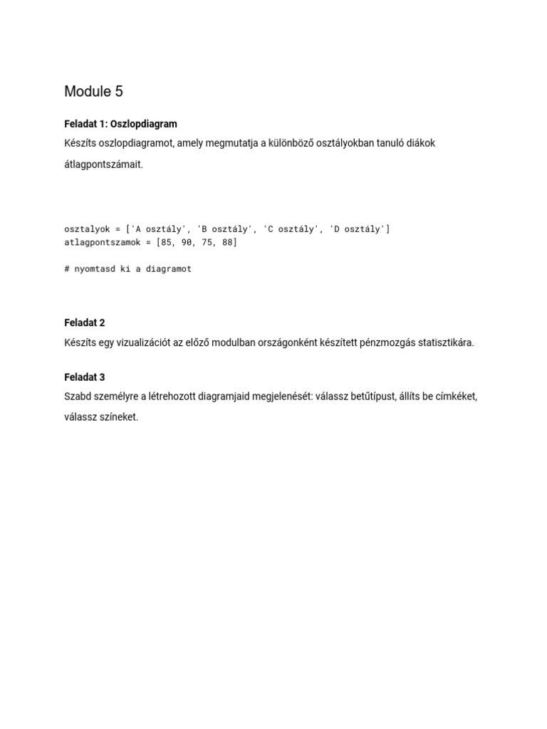 Szel Peter Python Adatfeldolgozas Workshop Feladatok 5 Modul Interaktiv ...