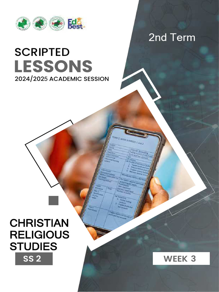 Christian Religious Studies Ss2 2nd Term Week 3 | PDF | Saul | Samuel