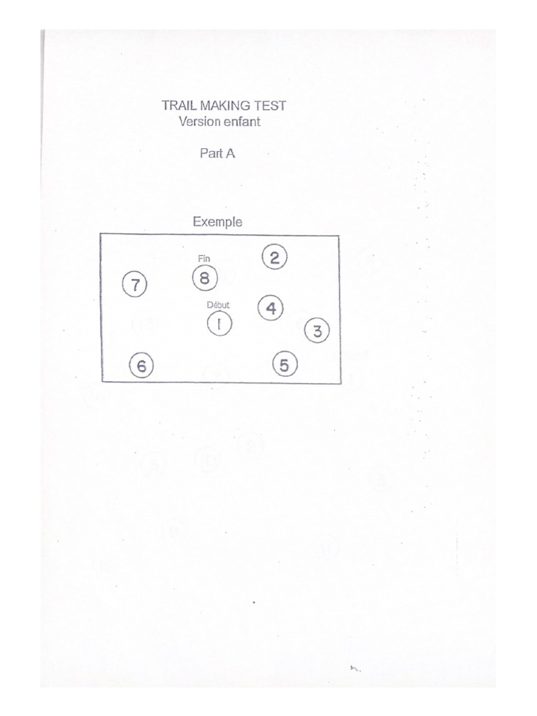 TMT Enfants - TRAIL-MAKING-TEST | PDF