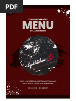 Restoran Mahbub Food Menu | PDF | Foods | Cuisine