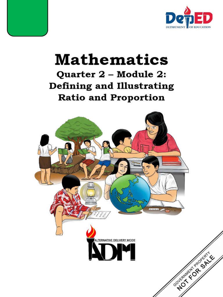 Math G6 Q2 Mod2 V2 Pdf Ratio Quantity