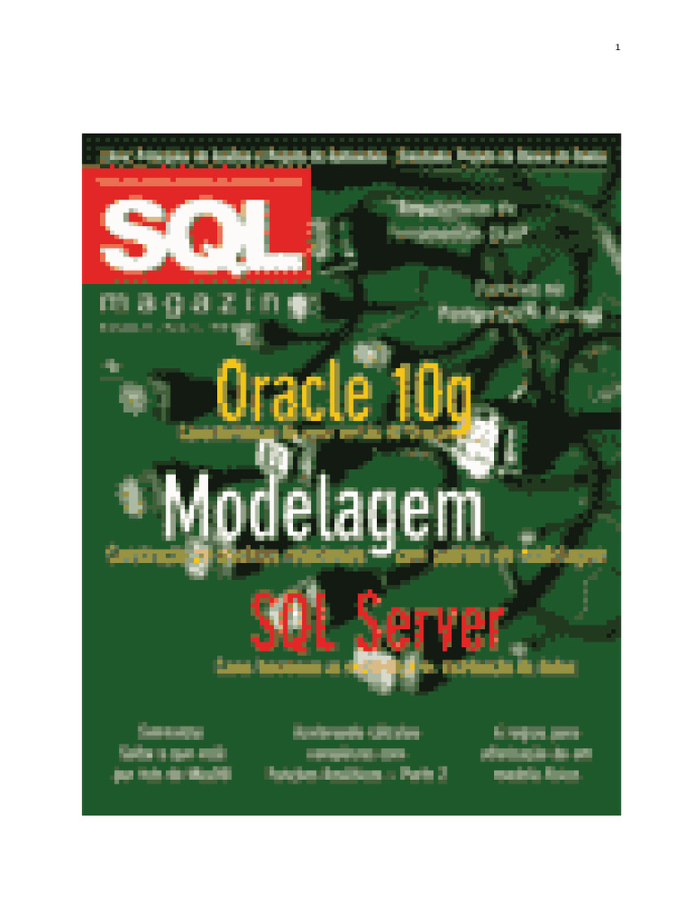 SQL-MAGAZINE_009_GFDHJKLO | PDF | Bancos de dados | SQL