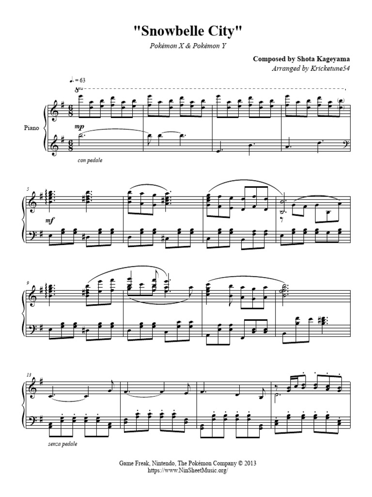 Pokemon X Pokemon Y - Snowbelle City | PDF | Gaming | Video Game ...