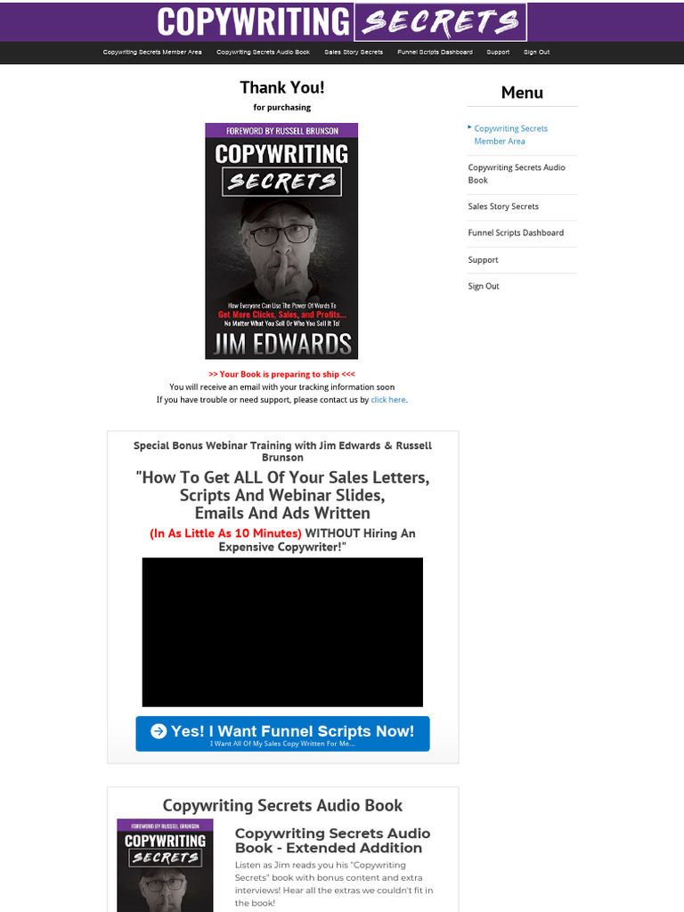 01_copywriting_secrets_member_area_—_funnelscripts_membership | PDF