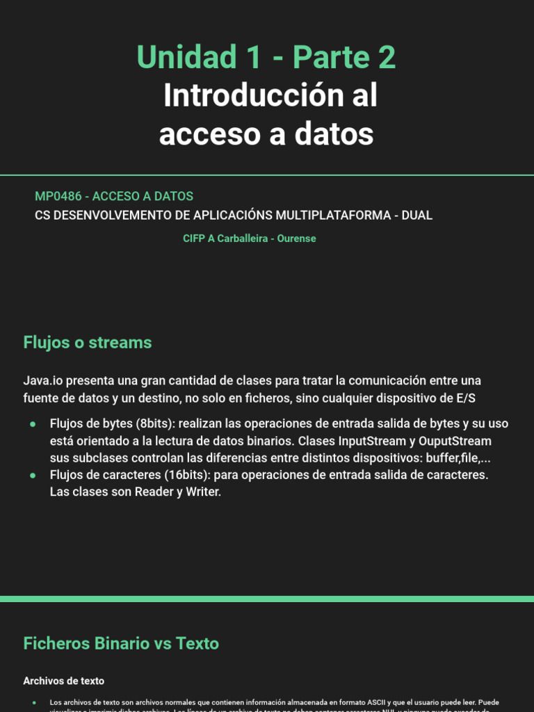 Flujos y Archivos en Java | PDF | Archivo de computadora | Objeto (informática)