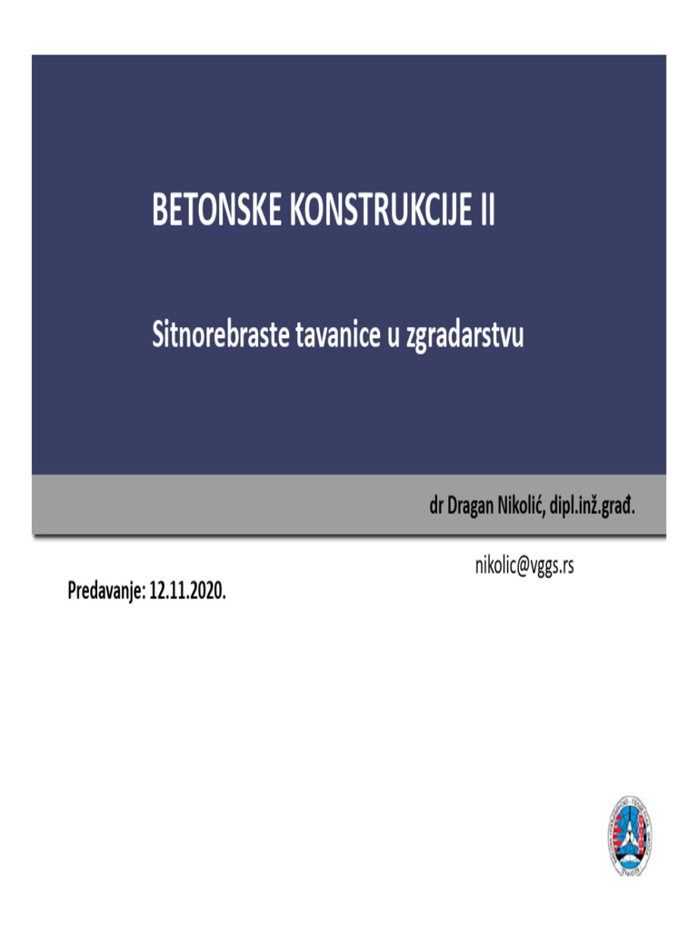 Betonske konstrukcije 2 | PDF