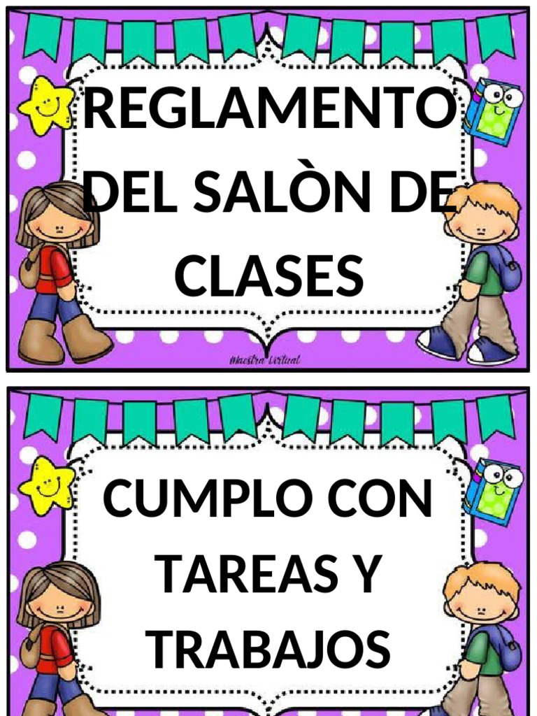 Reglamento Del Salon | PDF
