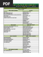 FGH Cafeteria Lunch Menu | PDF | Sauce | Hamburgers