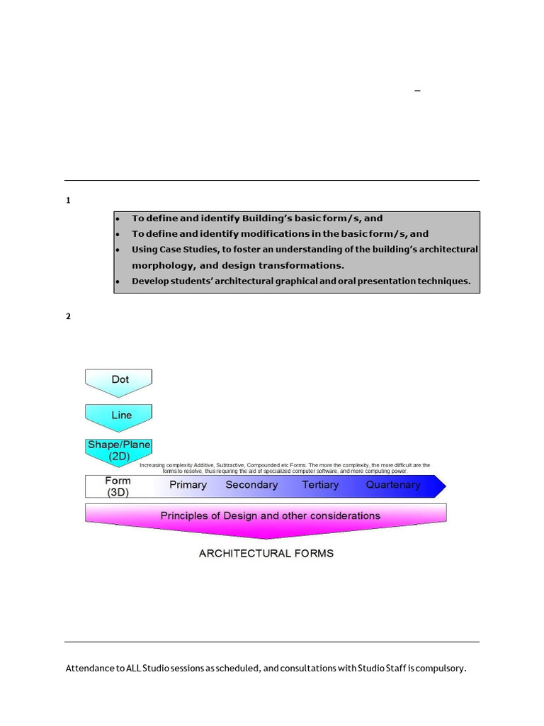 1001 Project 6 Building Morphology & Fenestrations Brief-1 | PDF ...