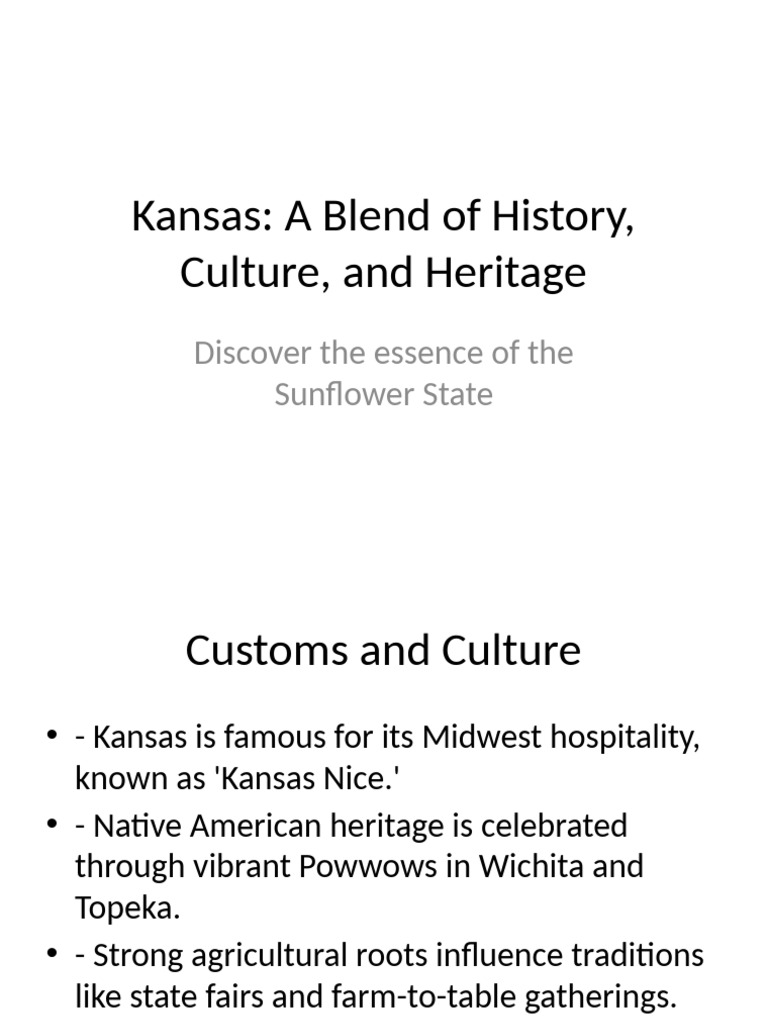 Kansas No Images Presentation | PDF