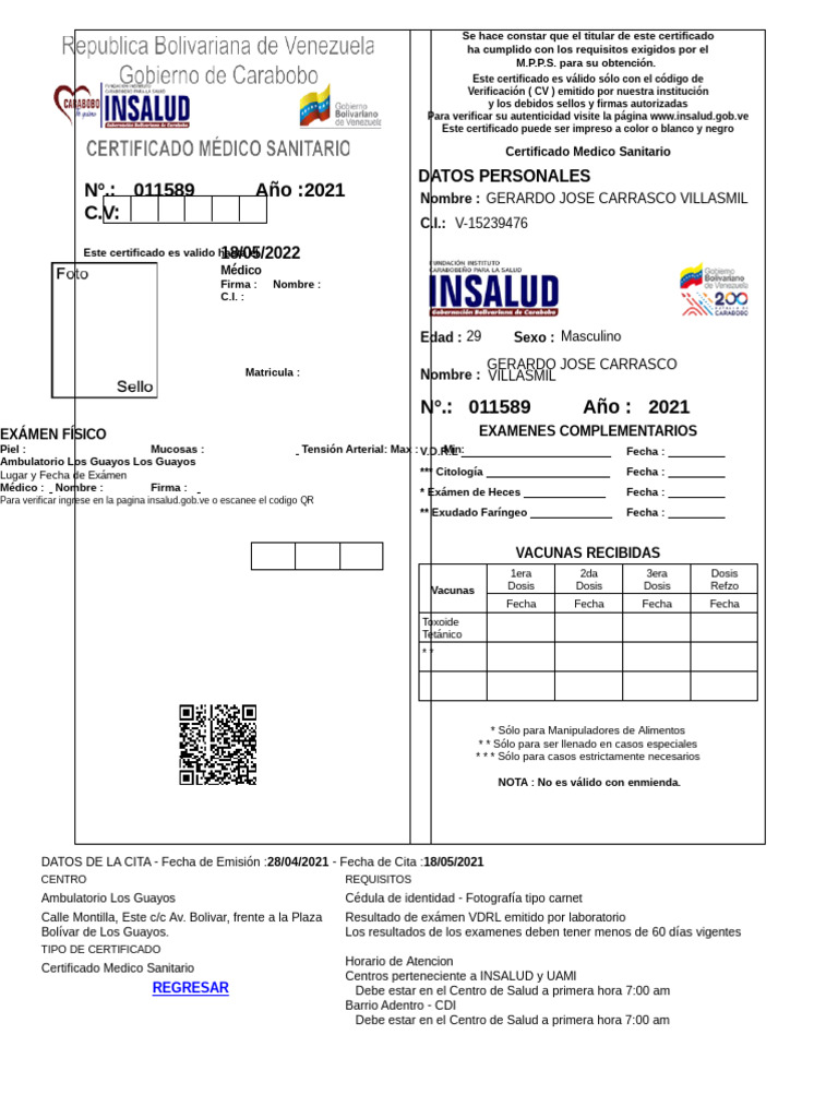 Certificado Ms 2 | PDF