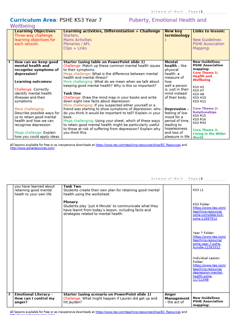 KS3 PSHE: Understanding Puberty | PDF | Female Genital Mutilation ...