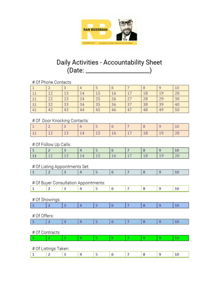 Daily Activity Tracker | PDF