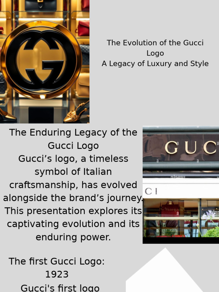 The Evolution of The Gucci Logo A Legacy of Luxury and Style | PDF ...