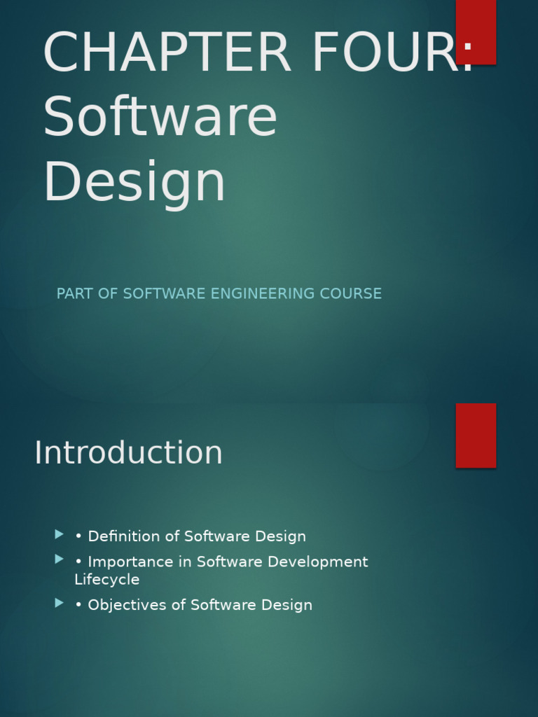 Software Design Presentation | PDF