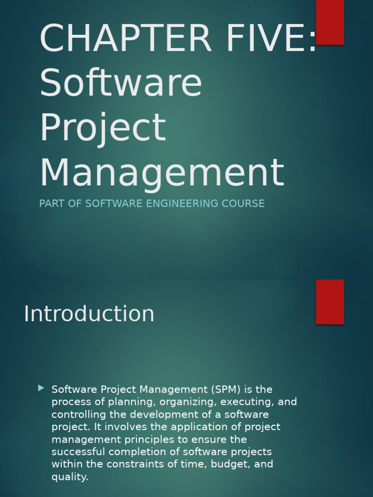 Software Project Management Overview | PDF