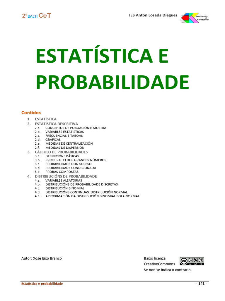 apuntes estatÃ­stica | PDF