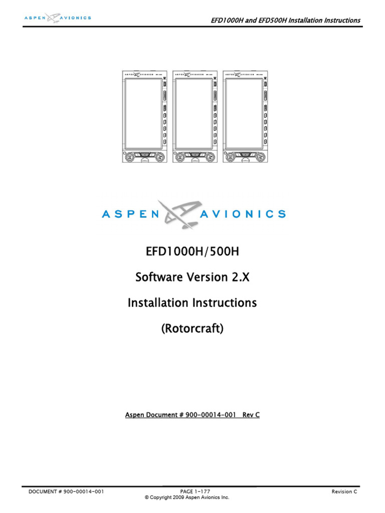 ASPEN Installation Instructions Manual Rotorcraft | PDF | Electrical Connector | Instrument ...